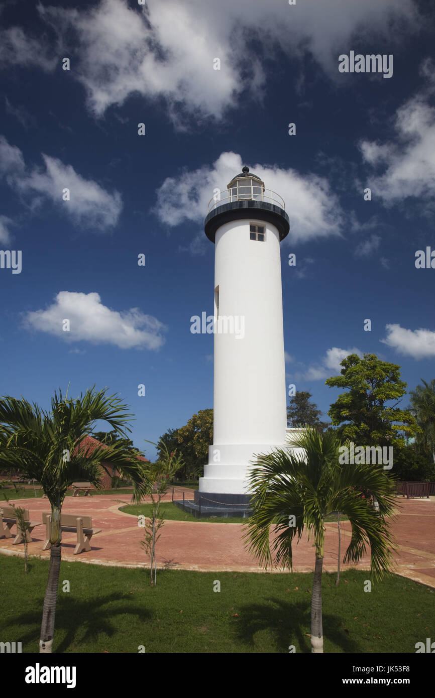 Puerto Rico, West Coast, Rincon, Punta Higuero Lighthouse Stock Photo ...