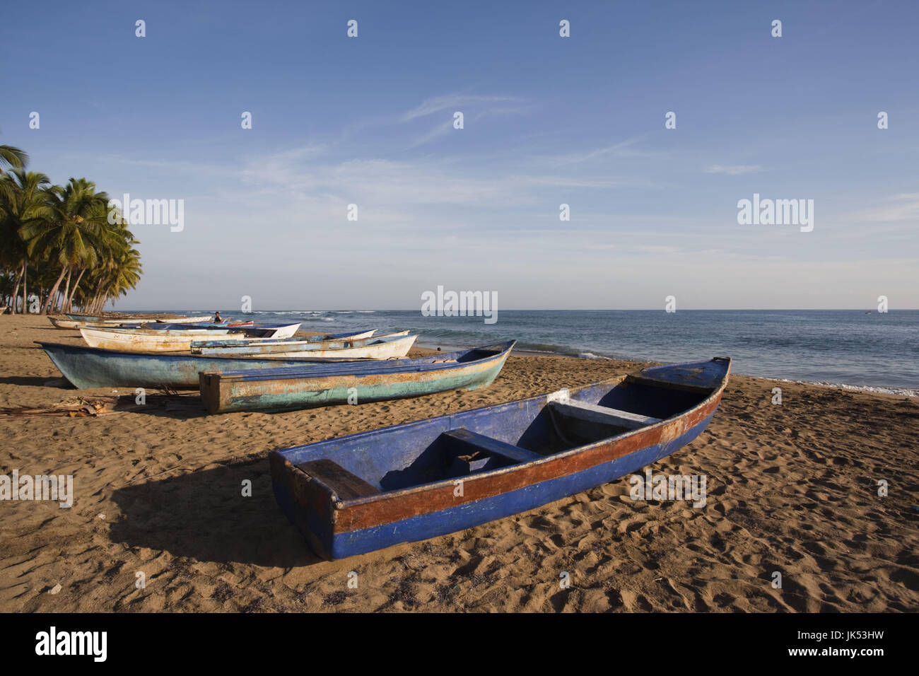 Dominican Republic, North Coast, Nagua, Playa Los Gringos beach Stock ...