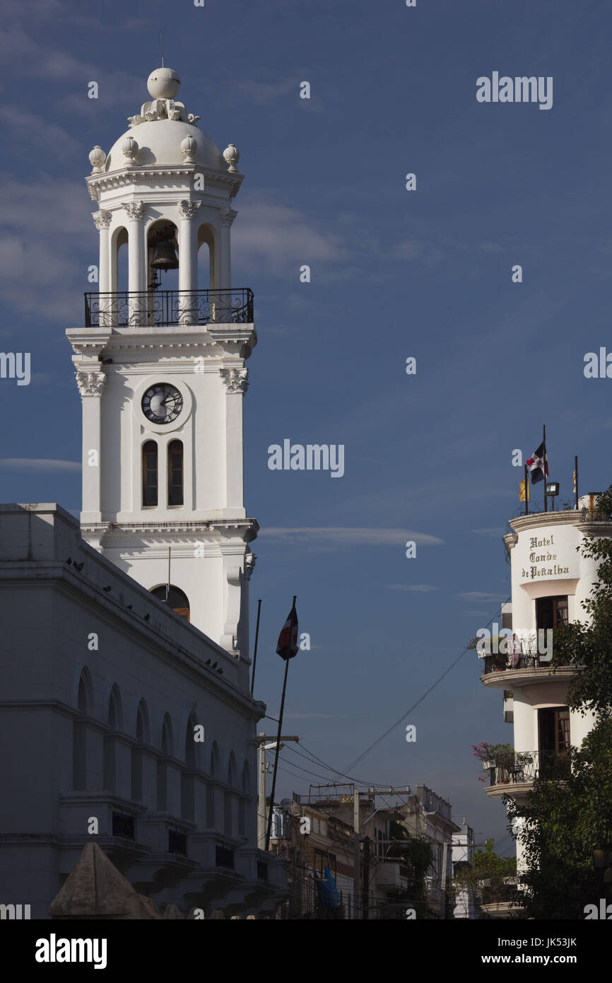 Dominican Republic, Santo Domingo, Zona Colonial, Tower of the Palacio ...