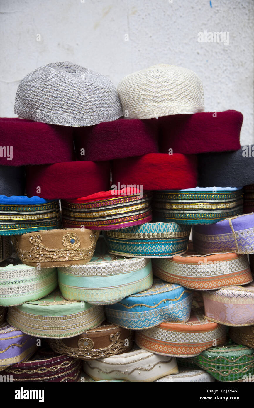 Tunisia, Tunis, Medina, Grand Souq des Chechias, Chechia or Fez hats ...