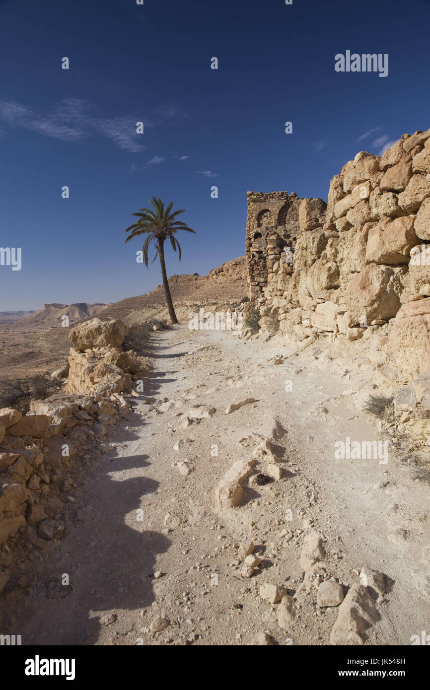 Tunisia, Ksour Area, Douiret, abandoned Berber town Stock Photo - Alamy