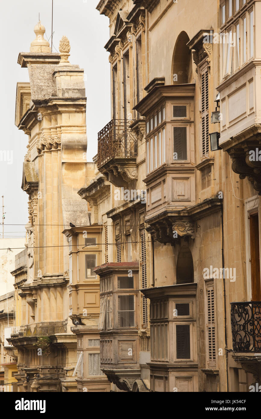 Malta, Valletta, Maltese architecture, building Stock Photo - Alamy