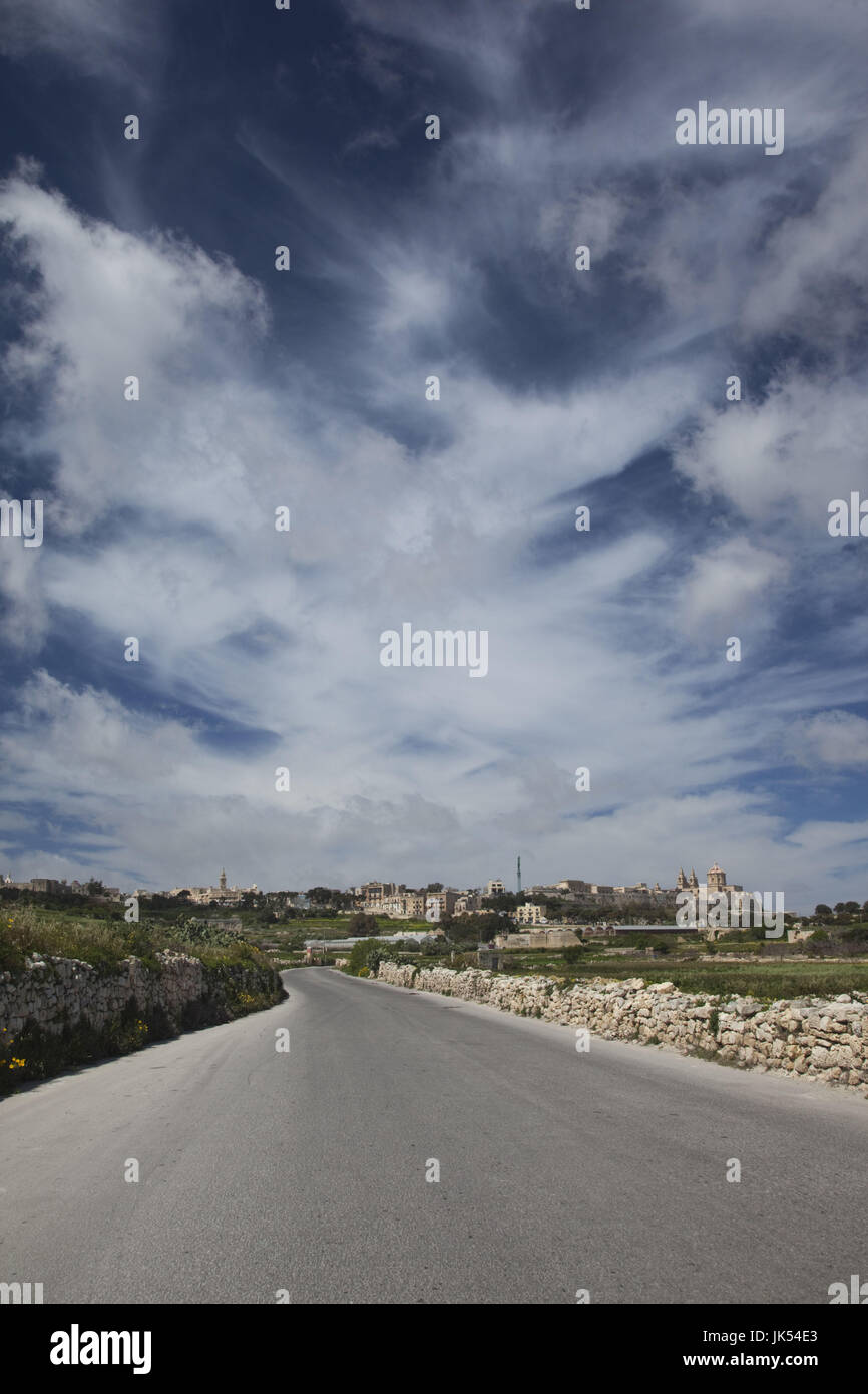 Malta, Central, Mdina, Rabat, town view Stock Photo - Alamy