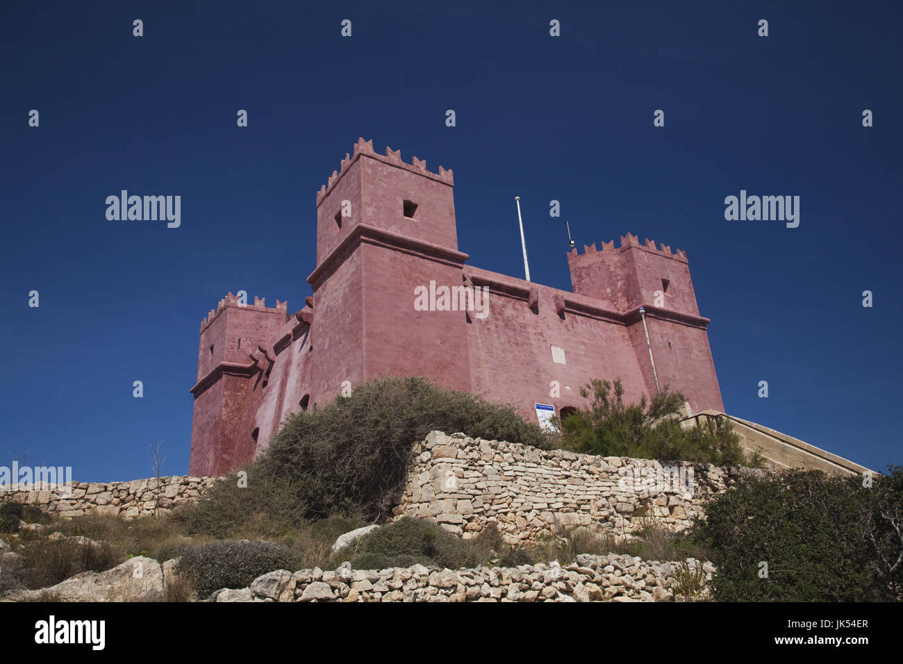 Malta red tower hi-res stock photography and images - Alamy