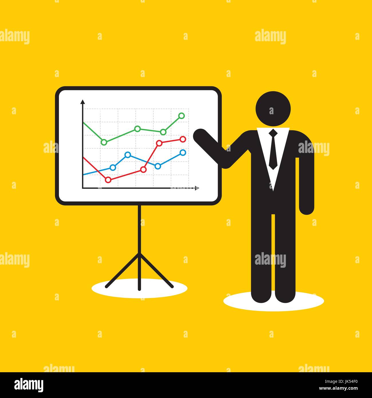Professional growth success icon chart Stock Vector Images - Alamy