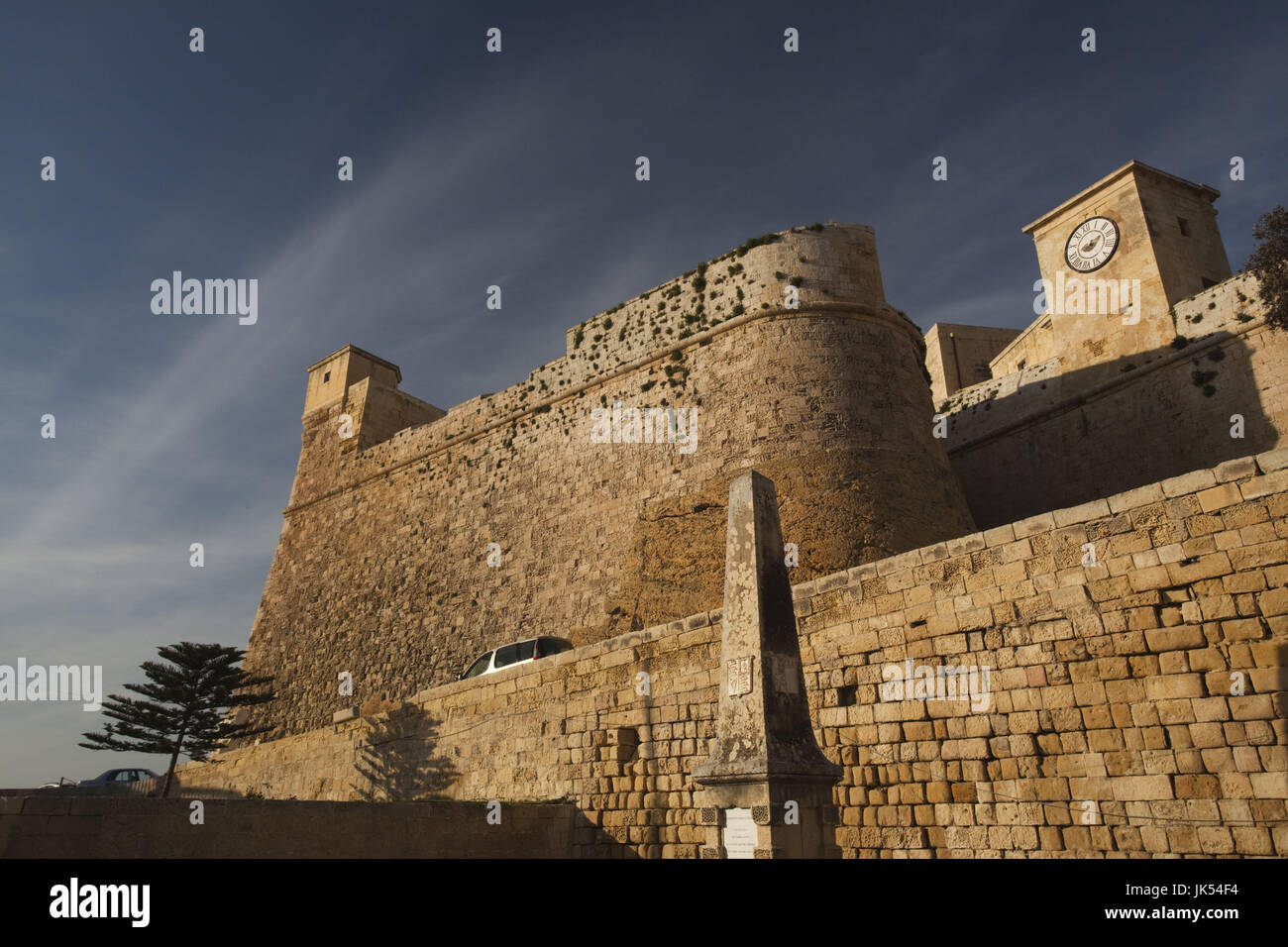 Malta, Gozo Island, Victoria-Rabat, Il-Kastell fortress, exterior Stock ...