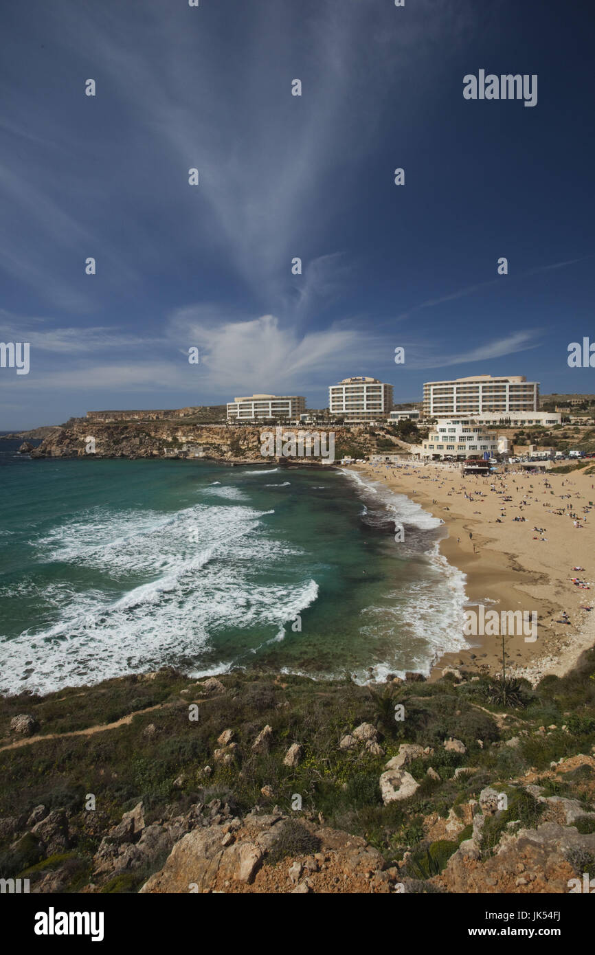 Malta golden bay hi-res stock photography and images - Alamy