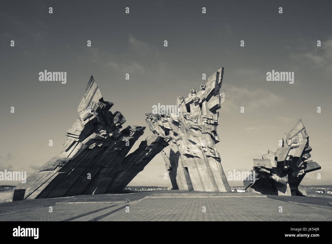 Lithuania, Central Lithuania, Kaunas, Ninth Fort Monument, memorial to ...