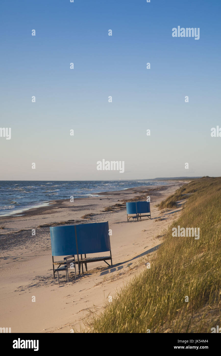 Lithuania, Western Lithuania, Curonian Spit, Pervalka, beach on the ...