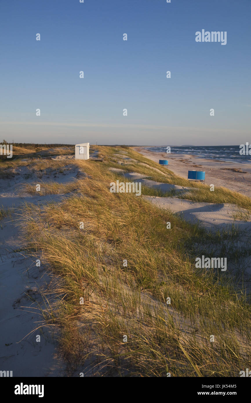 Lithuania, Western Lithuania, Curonian Spit, Pervalka, beach on the ...