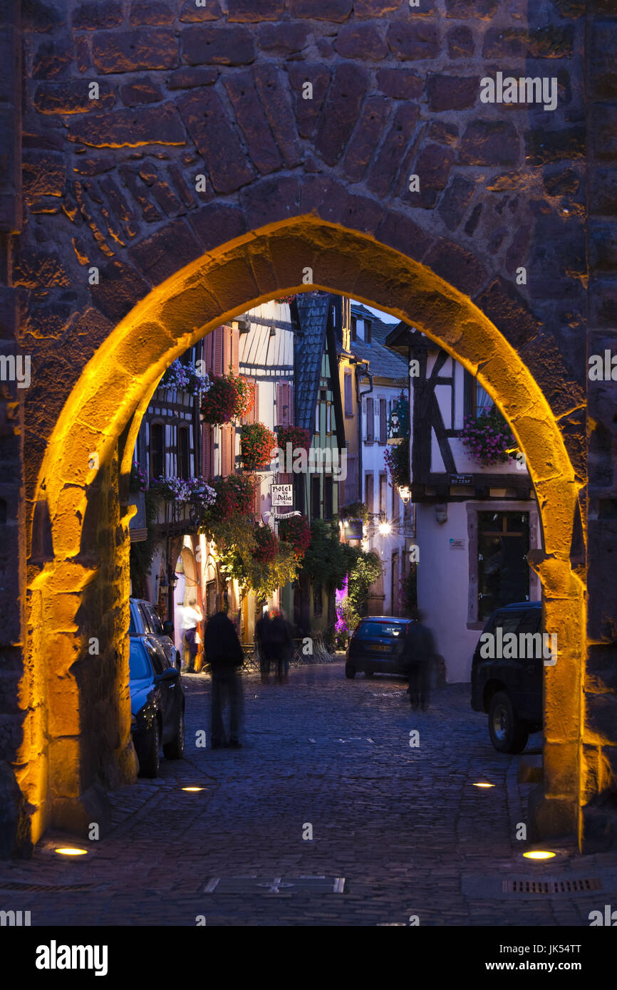 Rue du general de gaulle seen through the dolder gate hi-res stock ...