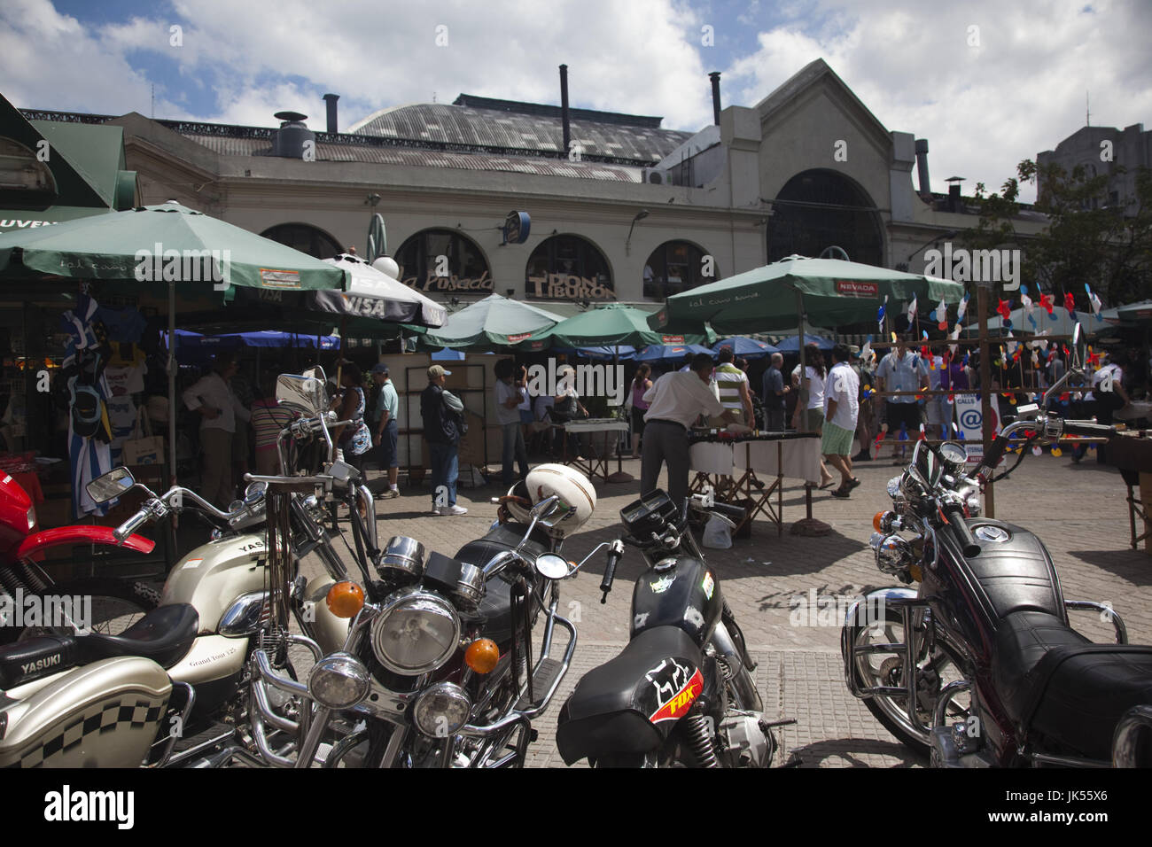 Uruguay, Montevideo, Mercado del Puerto food market, exterior Stock ...