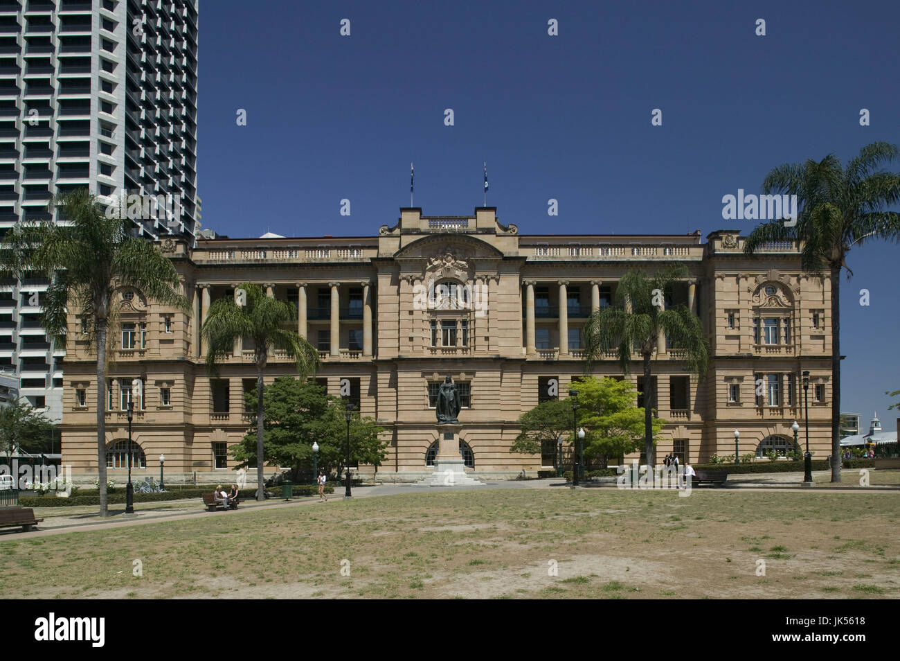 Australia, Queensland, Brisbane, Queens Gardens and the Old Executive ...