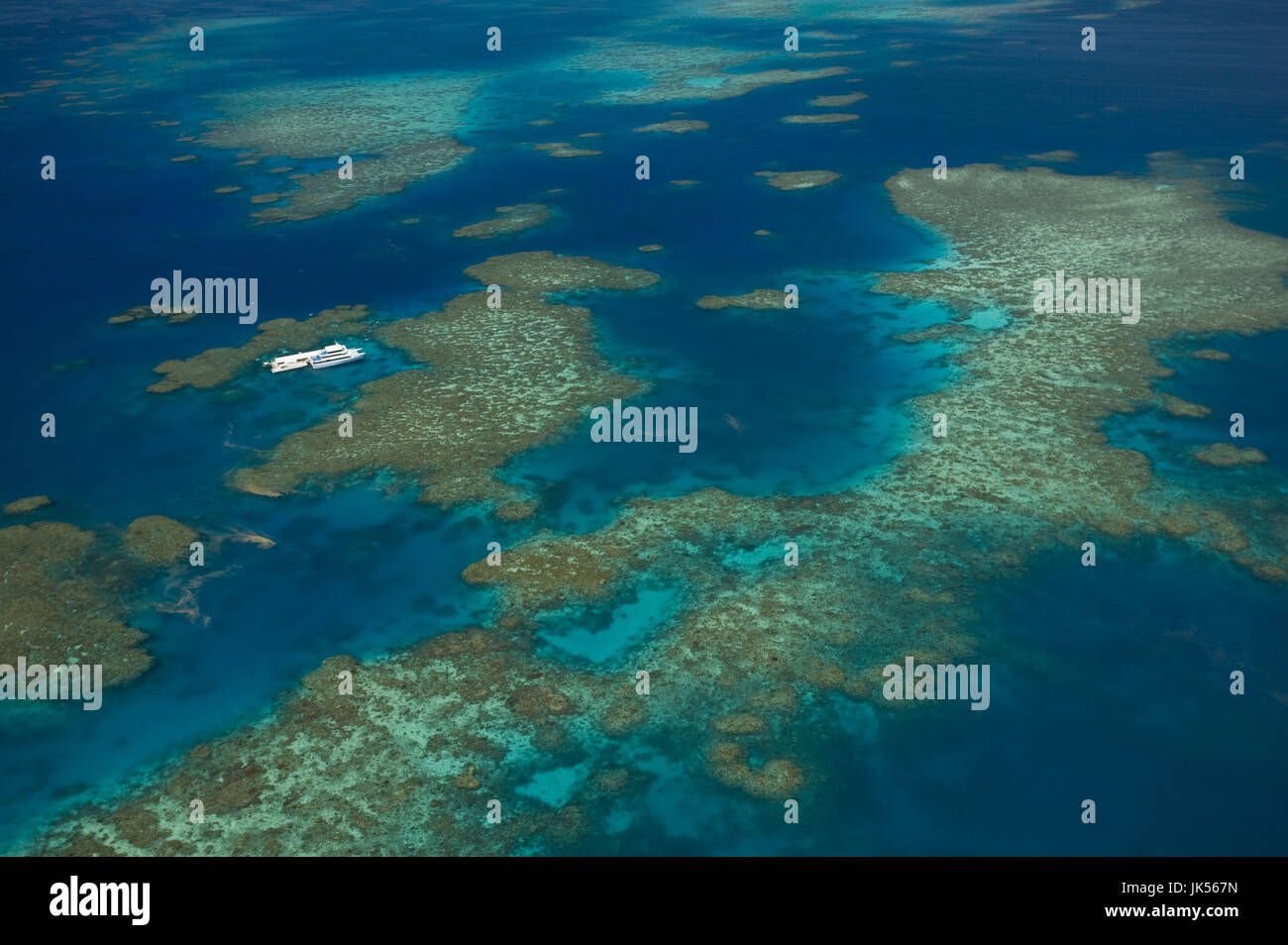 Aerial View Of Moore Reef High Resolution Stock Photography and Images ...