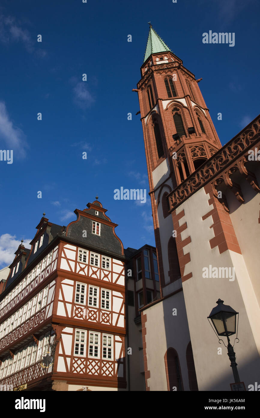 Germany, Hessen, Frankfurt am Main, Old Town, Römerberg square ...