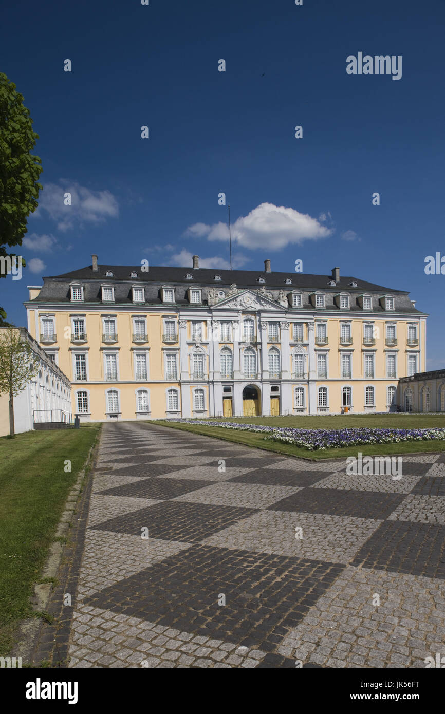 Germany, Nordrhein-Westfalen, Brühl, Schloss Augustusburg castle, built ...