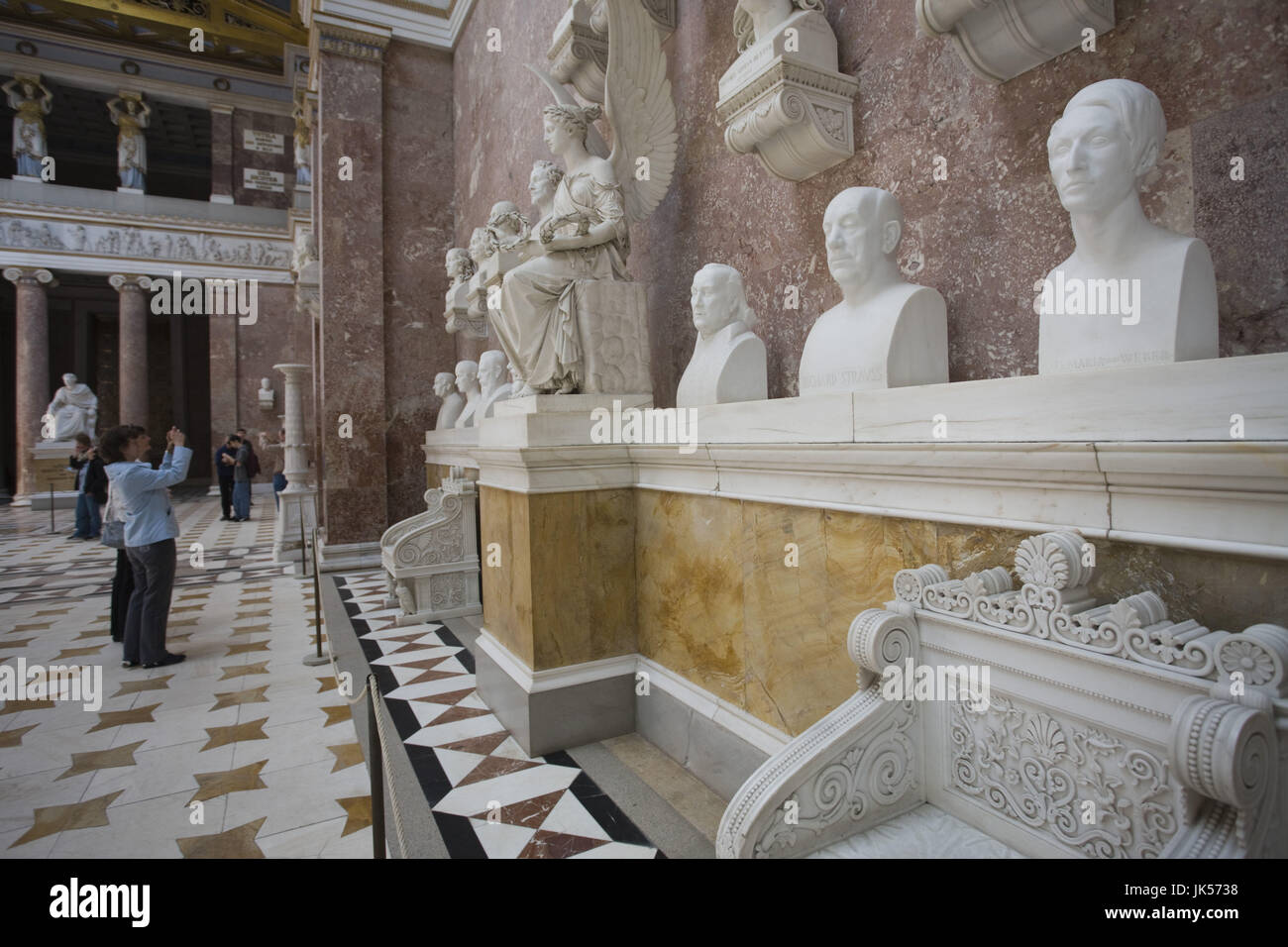 Germany, Bavaria, Regensburg-Donaustauf, Walhalla, monument to great ...