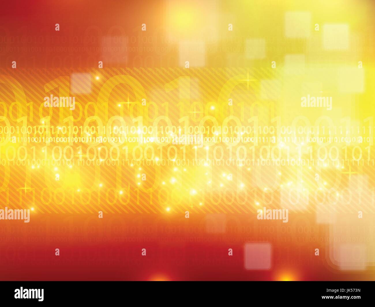 abstract technology background with hexagons and binary code Stock Vector Image & Art - Alamy