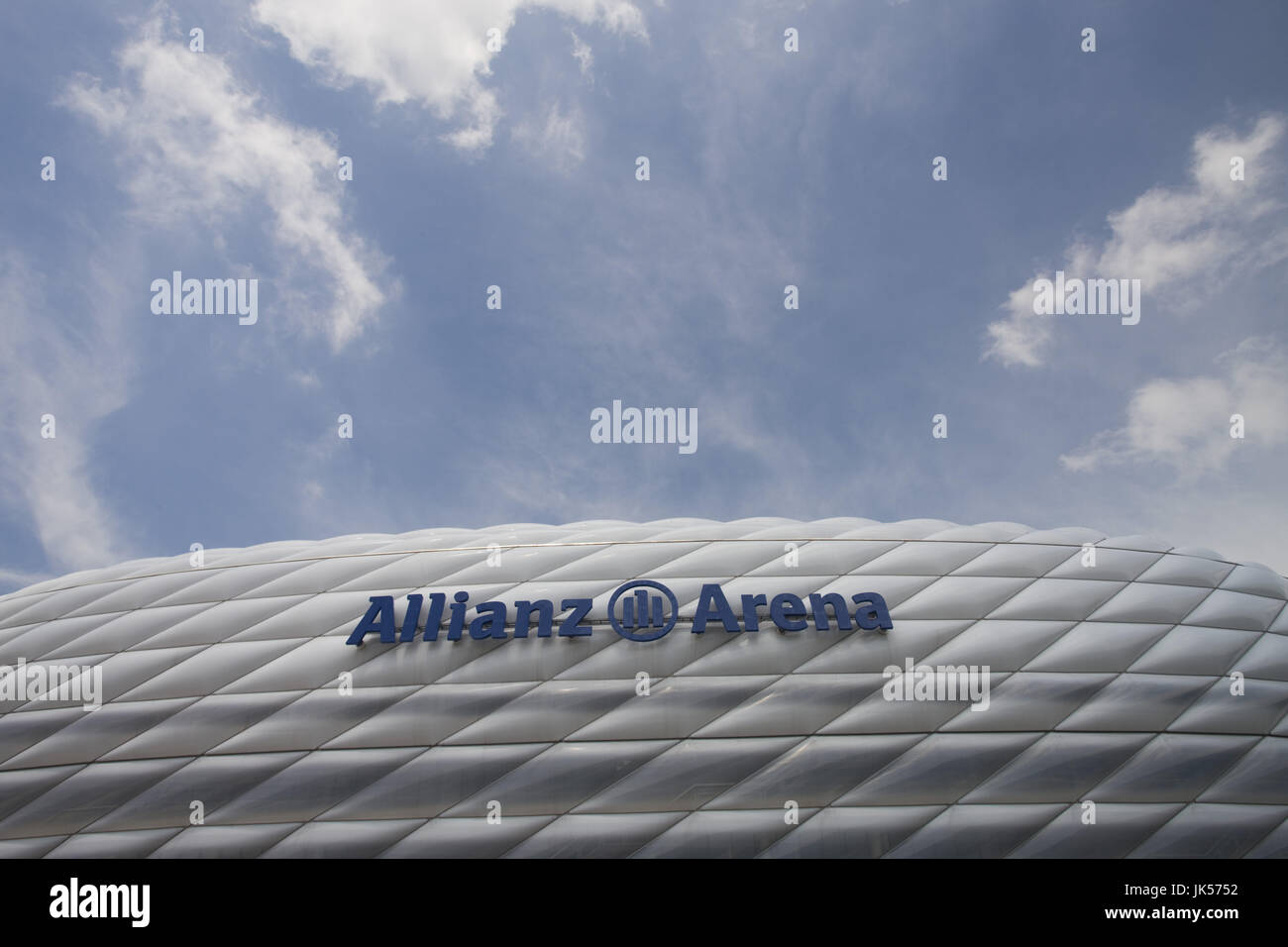 Germany, Bavaria, Munich, Allianz Arena Football Stadium Stock Photo ...