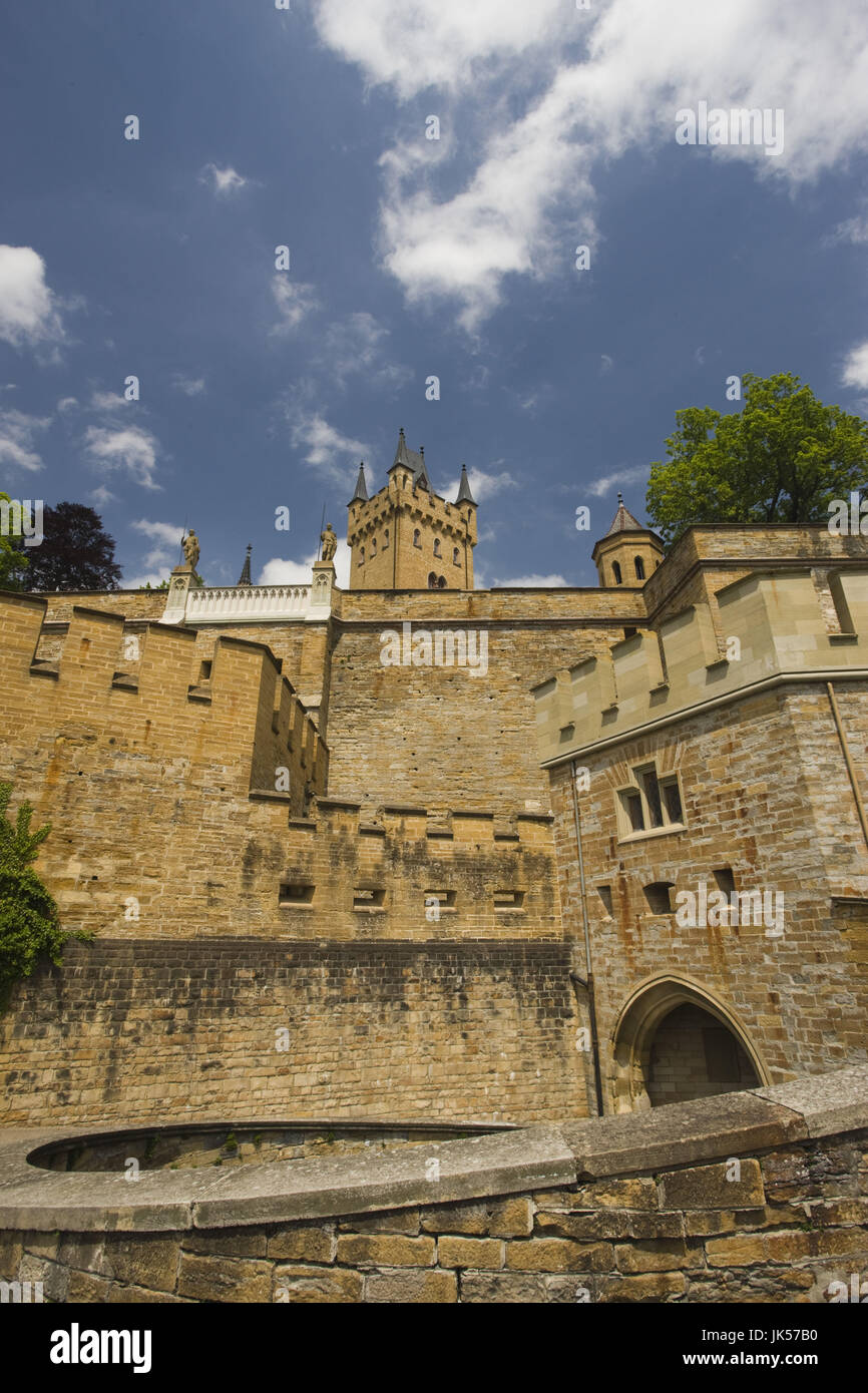 Germany, Baden-Württemberg, Hechingen, Area, Burg Hohenzollern ...