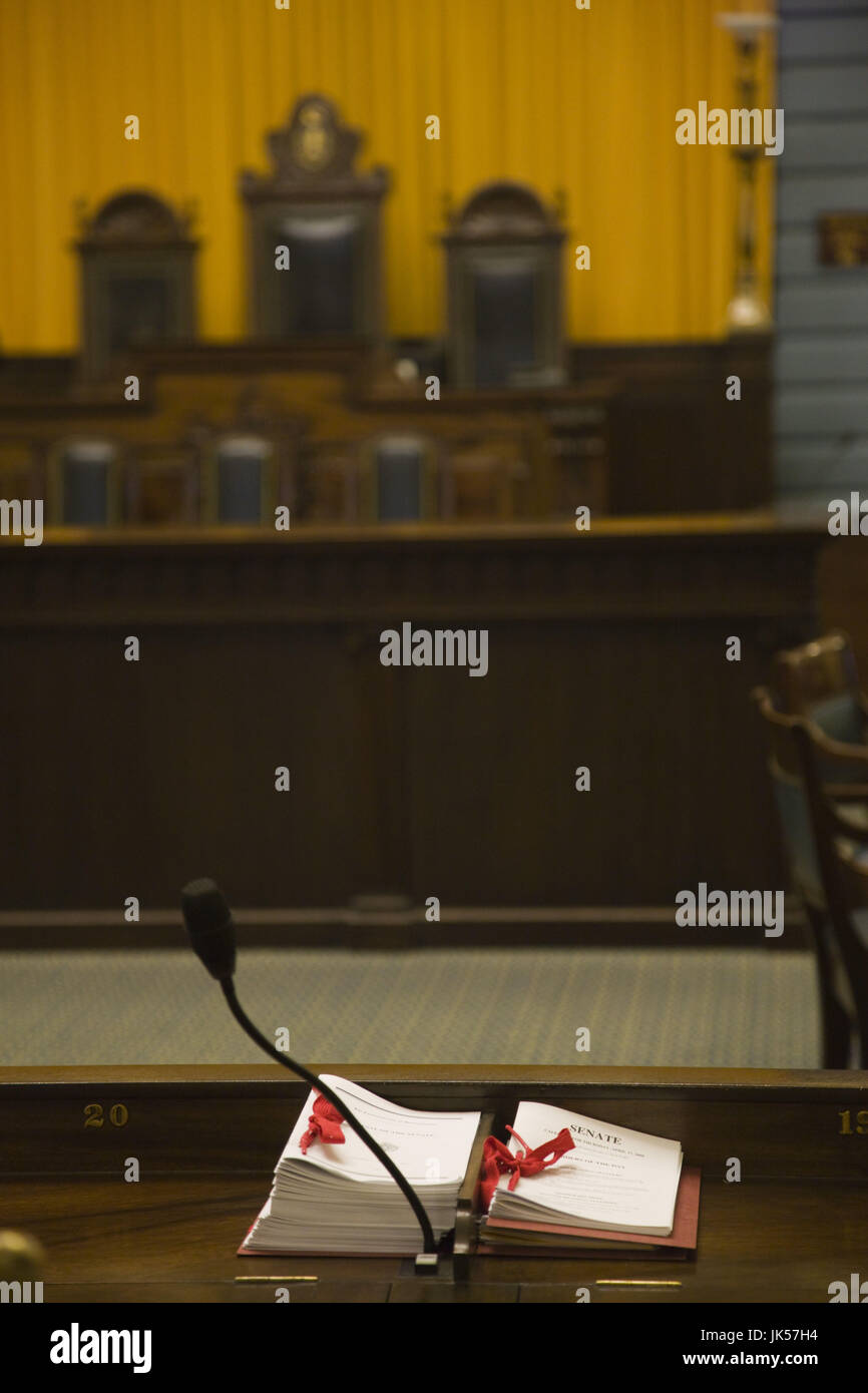 USA, Massachusetts, Boston, Massachusetts State House, Legislative ...