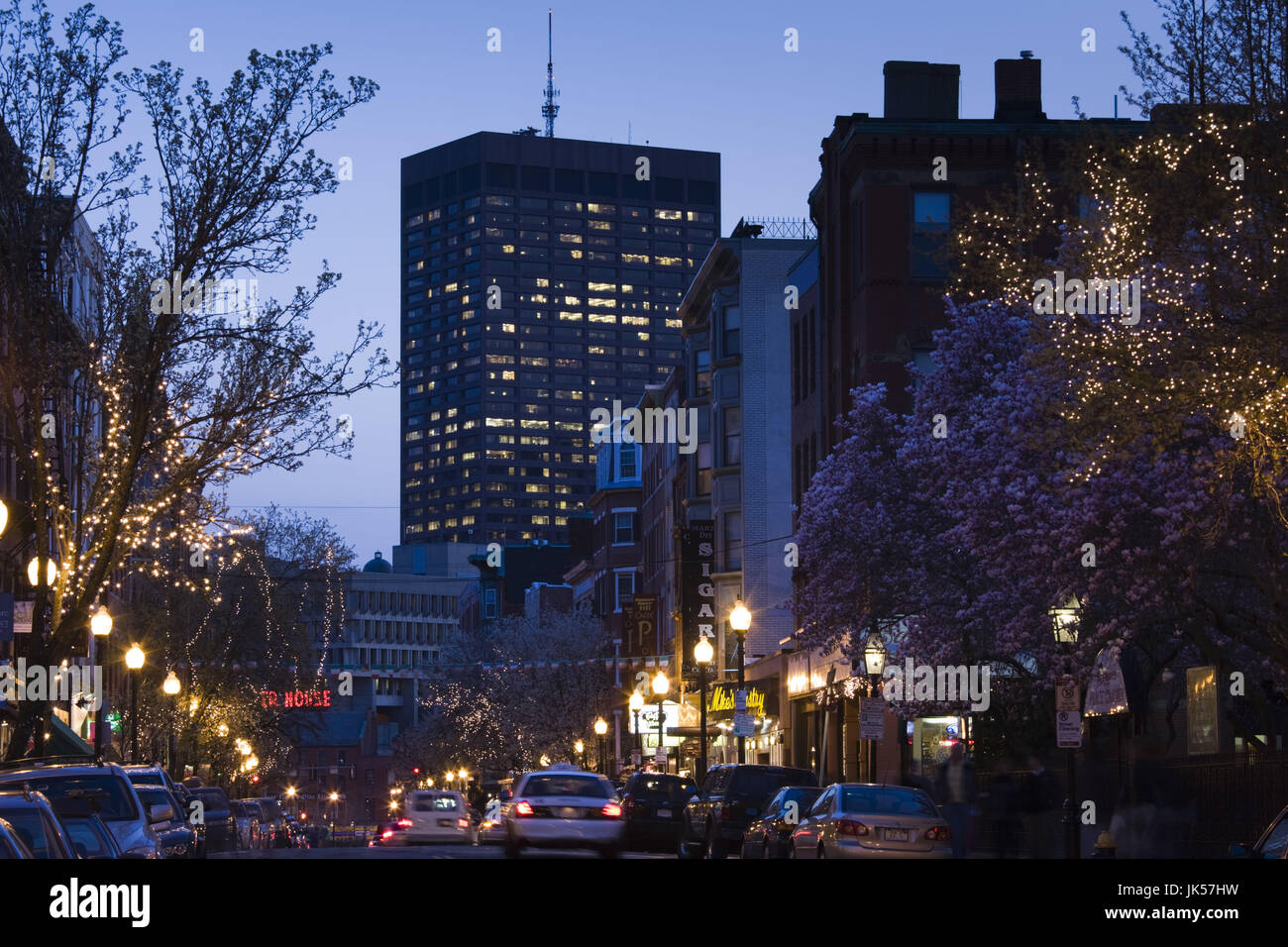 USA, Massachusetts, Boston, North End, Little Italy, Hanover Street ...