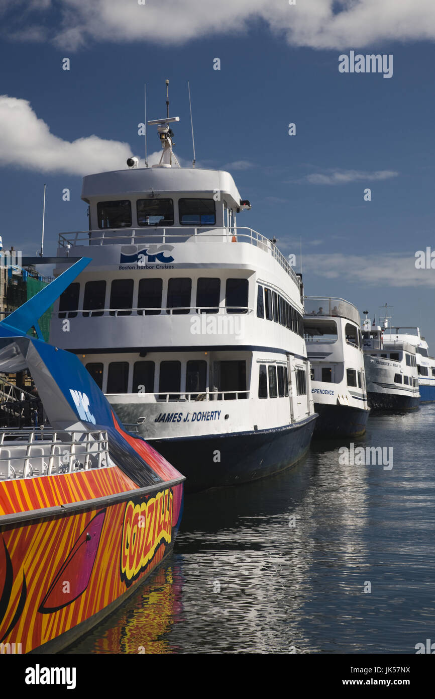 Boston harbor long wharf hi-res stock photography and images - Alamy
