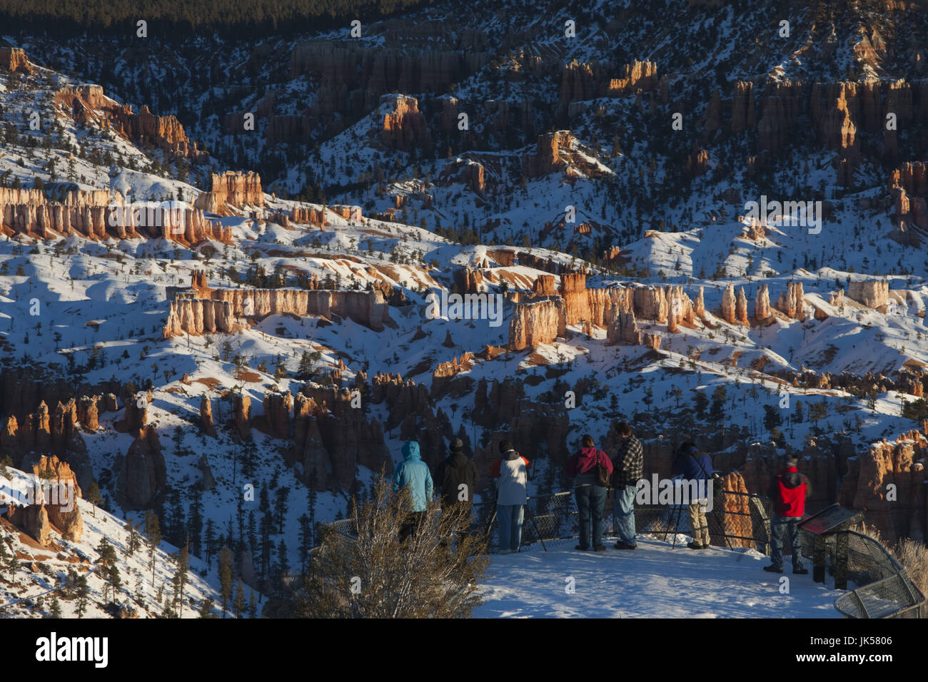 USA, Utah, Bryce Canyon National Park, Bryce Amphitheater from Bryce ...