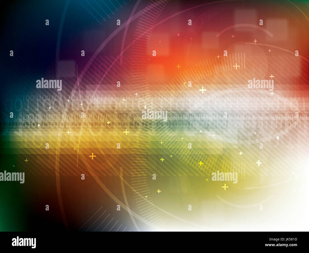 abstract technology background with hexagons and binary code. Background abstract Stock Vector ...
