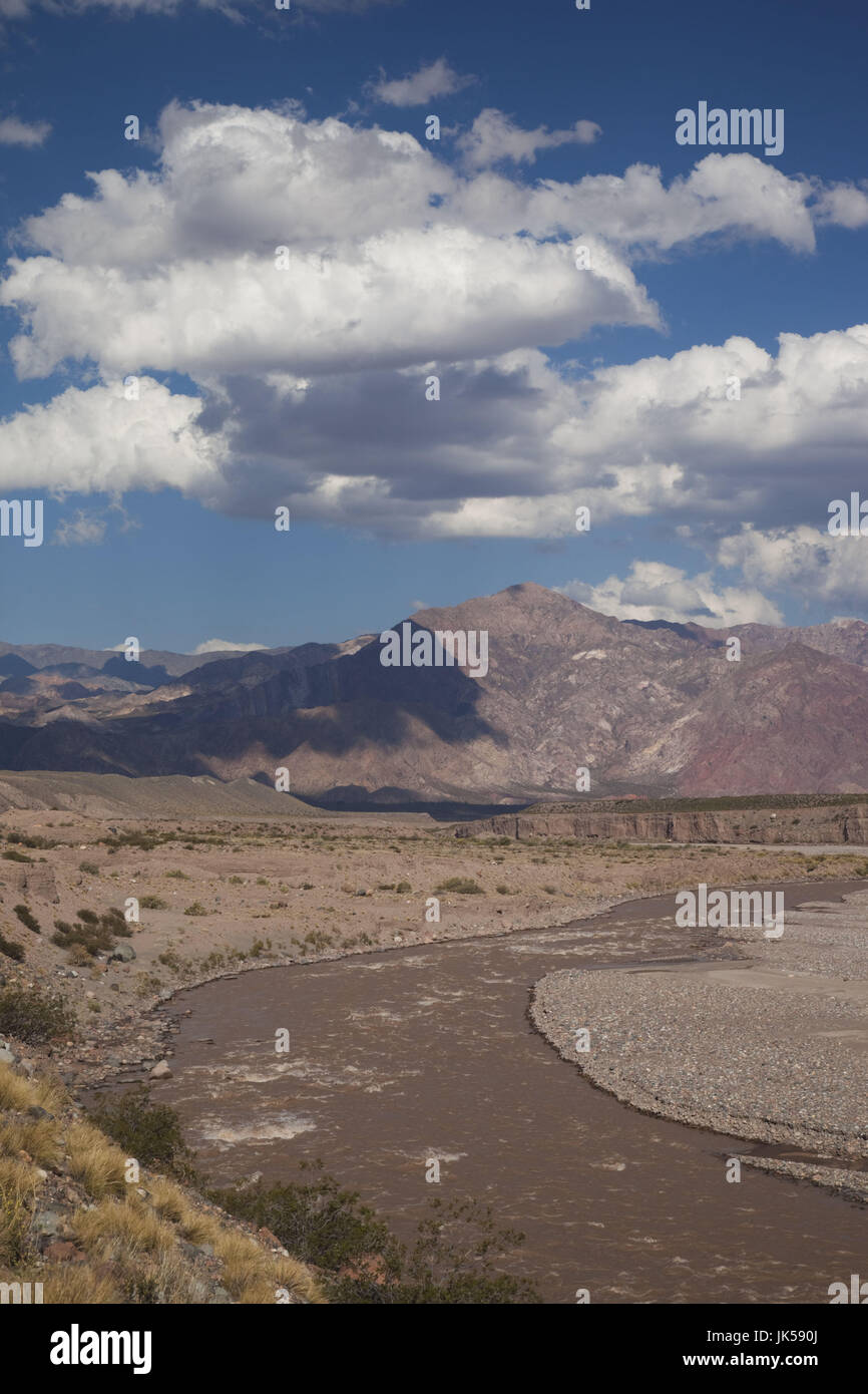 Andes mountains and rio mendoza river hi-res stock photography and ...