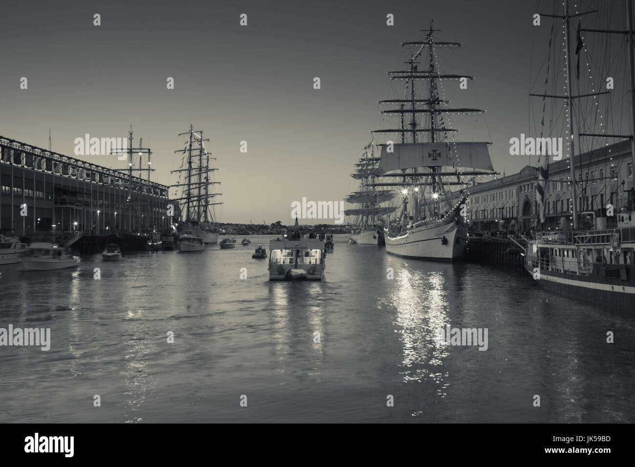 USA,Massachusetts, Boston, Sail Boston Tall Ships Festival, tall ships ...