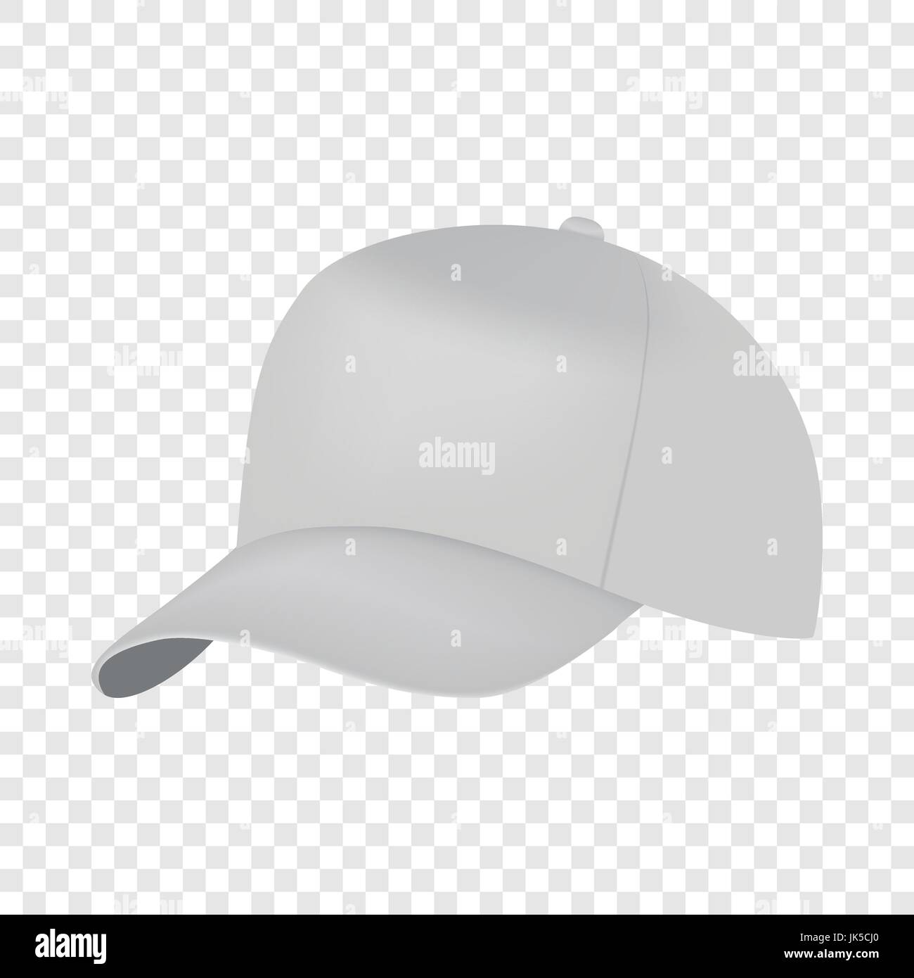 Gray and white baseball cap Stock Vector Images - Alamy