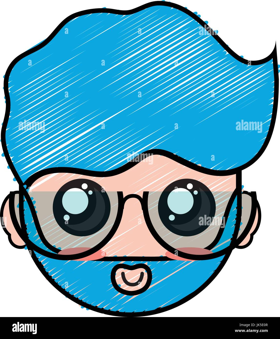 man face with beard and hairstyle design Stock Vector Image & Art - Alamy