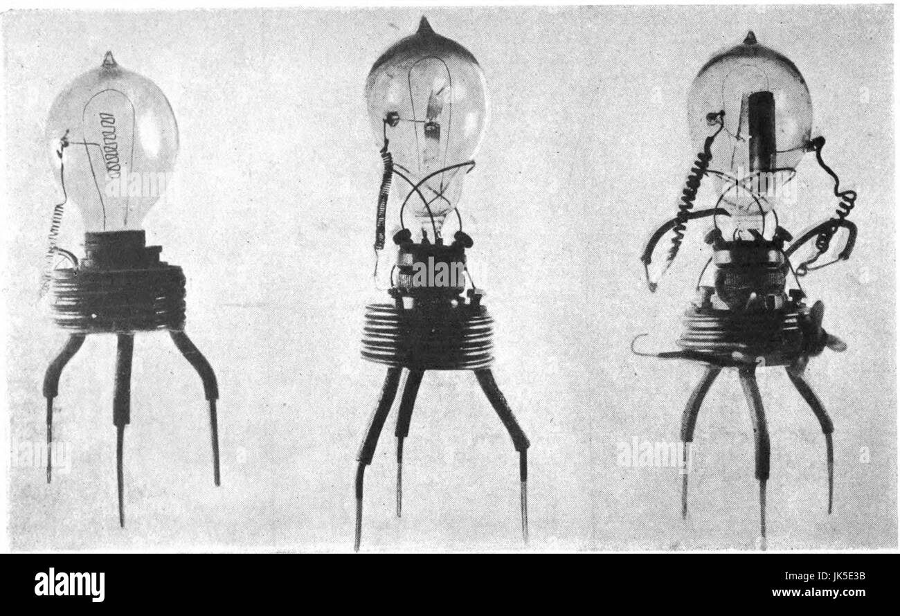 Fleming's first diodes Stock Photo - Alamy