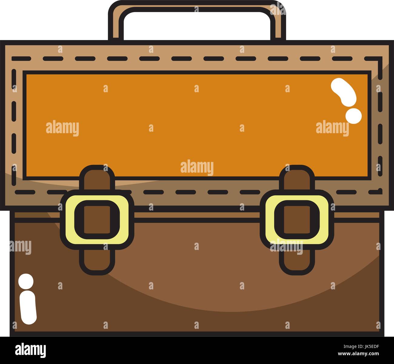 elegant briefcase to save important document Stock Vector Image & Art ...