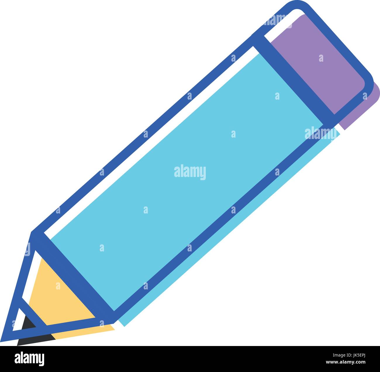 pencil school tool to writing and learn Stock Vector Image & Art - Alamy