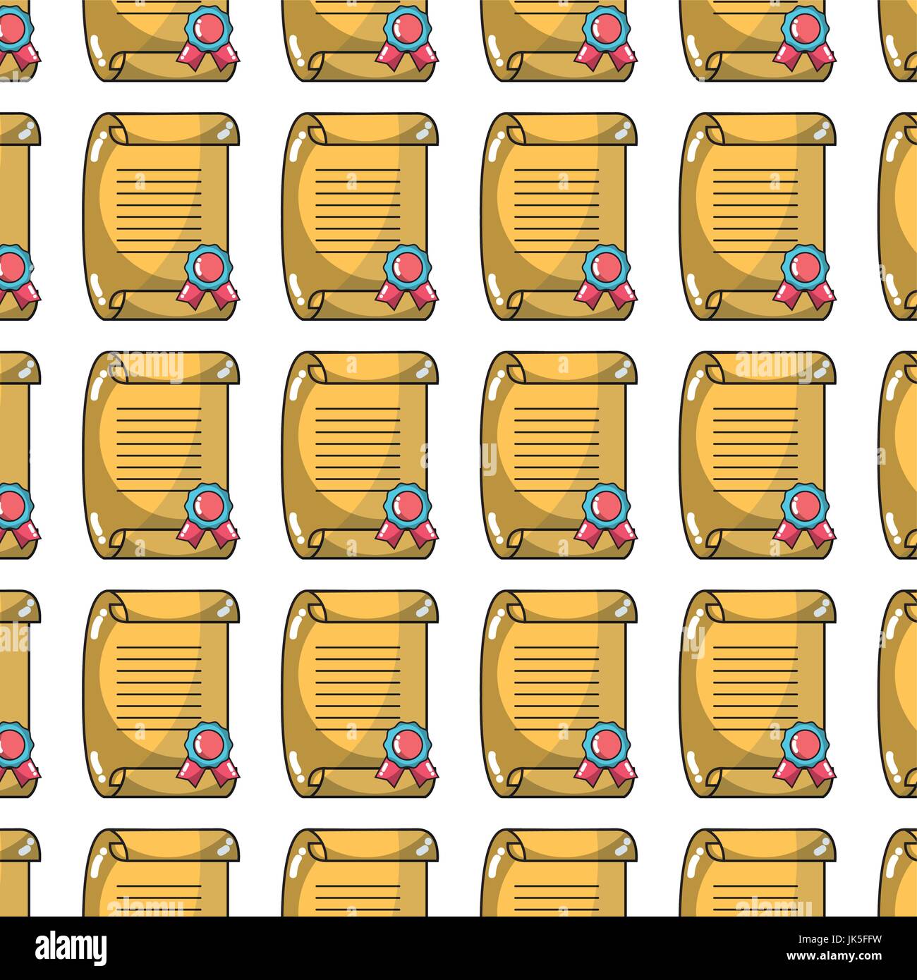 graduation certificate document to grade celebration background Stock ...