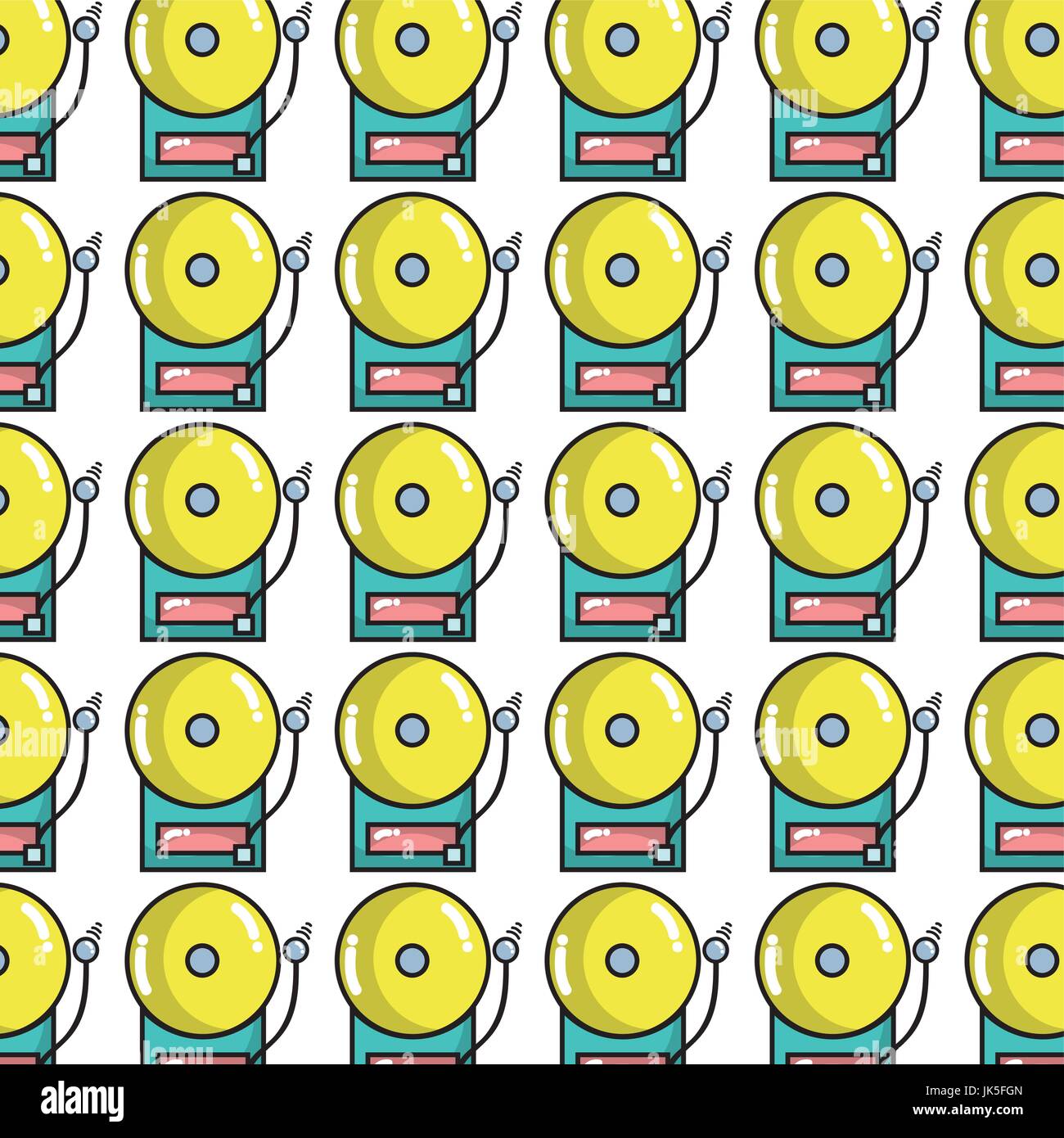 school bell education alarm alert background Stock Vector Image & Art ...