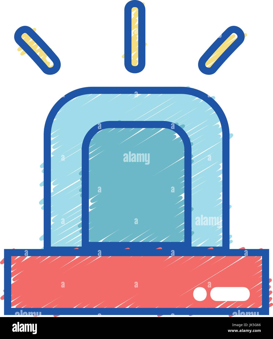 Flashing light danger Stock Vector Images - Alamy