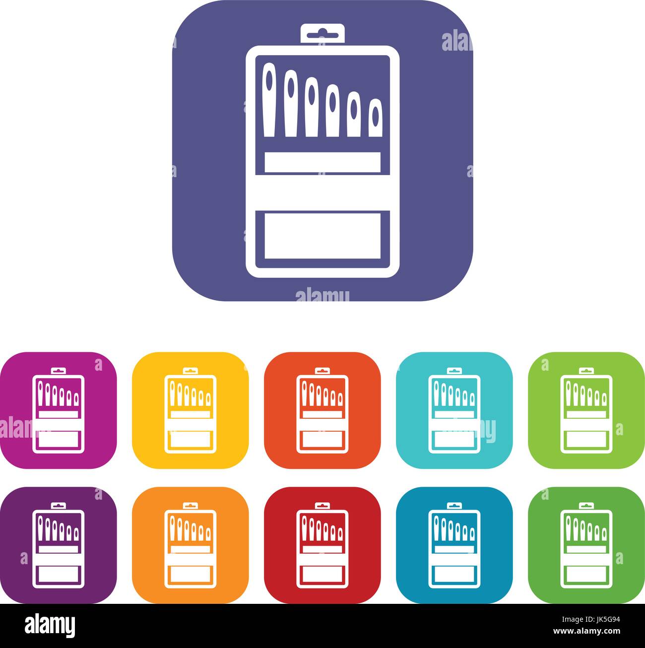 Set of needles icons set Stock Vector Image & Art - Alamy