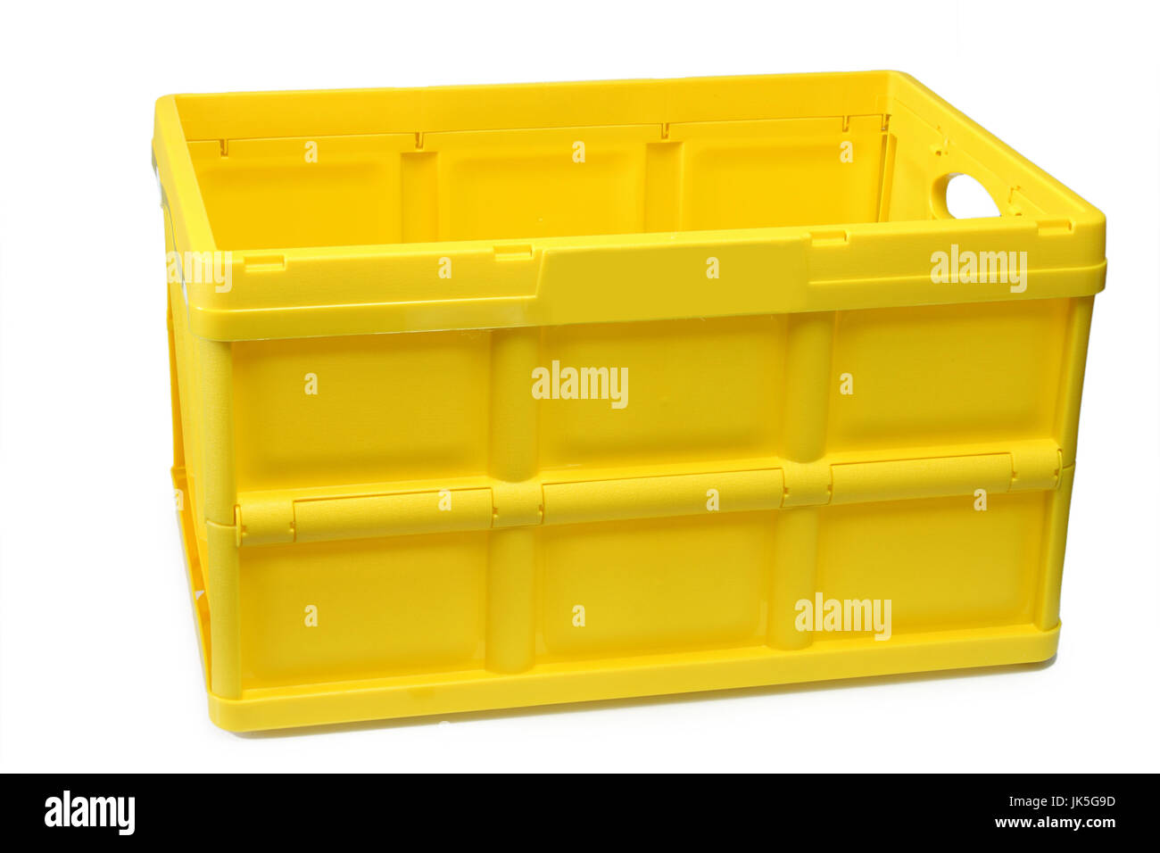 Yellow shopping basket isolated on white background Stock Photo - Alamy
