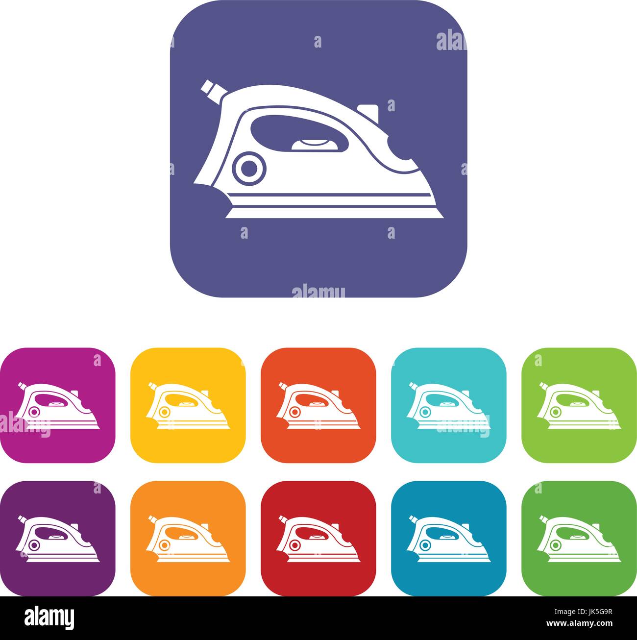 Iron icons set Stock Vector Image & Art - Alamy