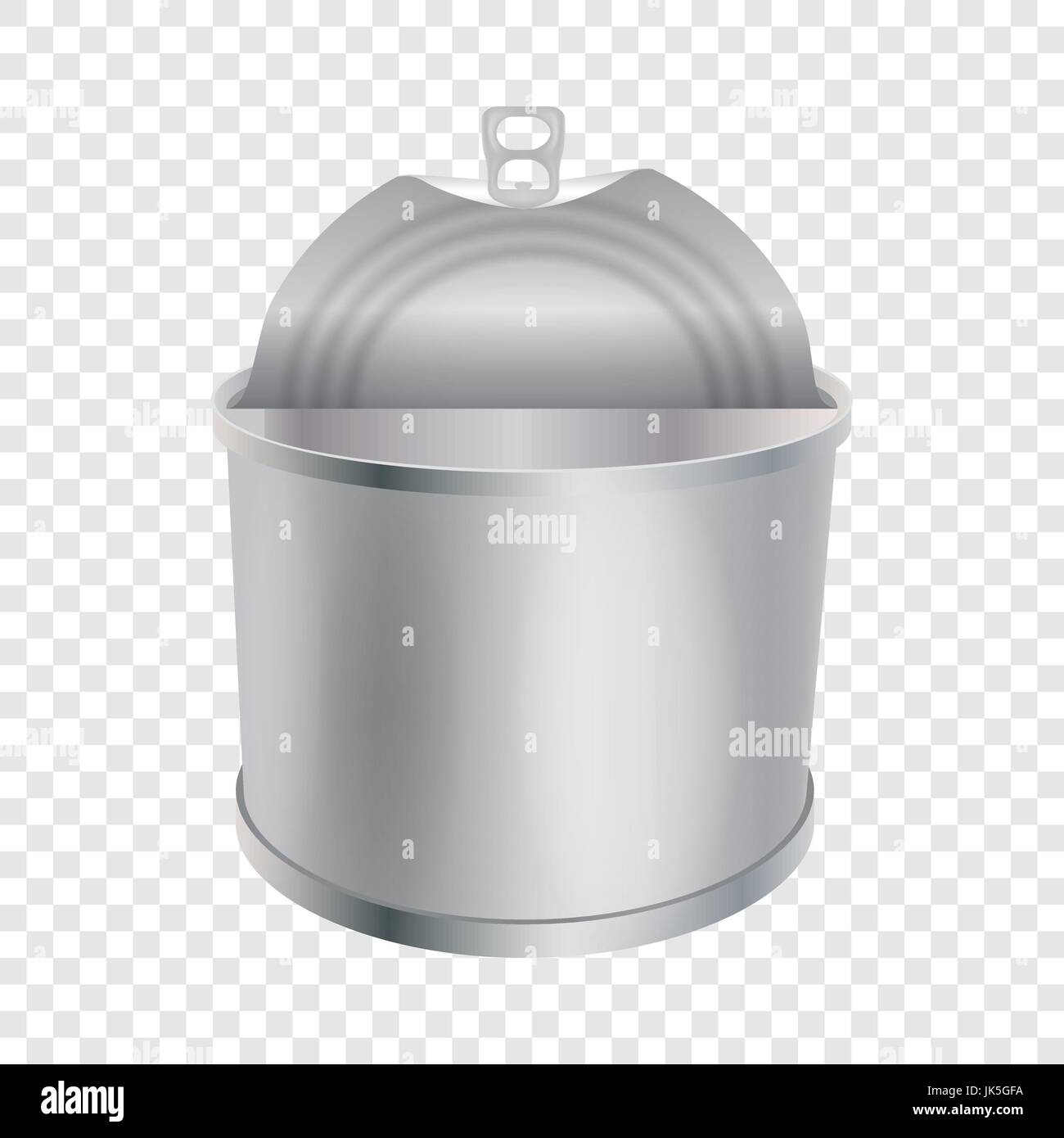 Opened tin can mockup, realistic style Stock Vector Image & Art - Alamy