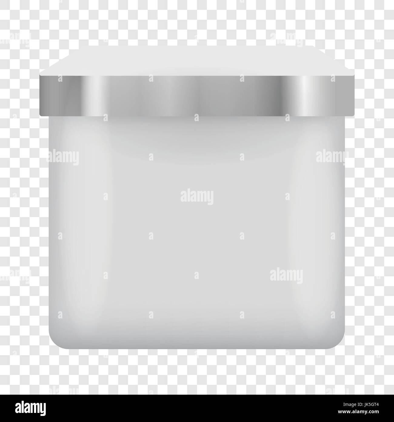 Blank container square shape mockup Stock Vector Image & Art - Alamy