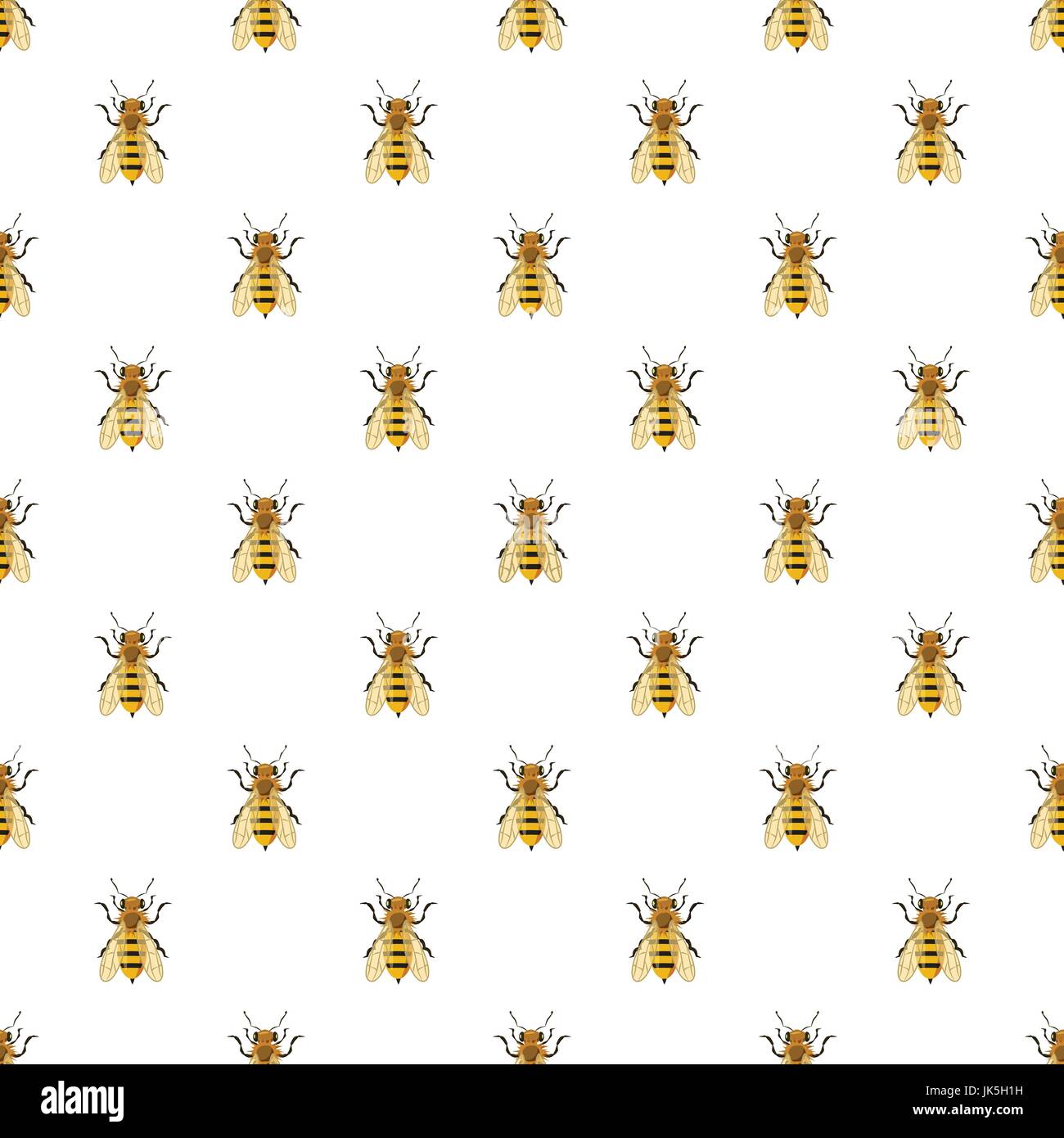 Insects bee pattern Stock Vector Image & Art - Alamy