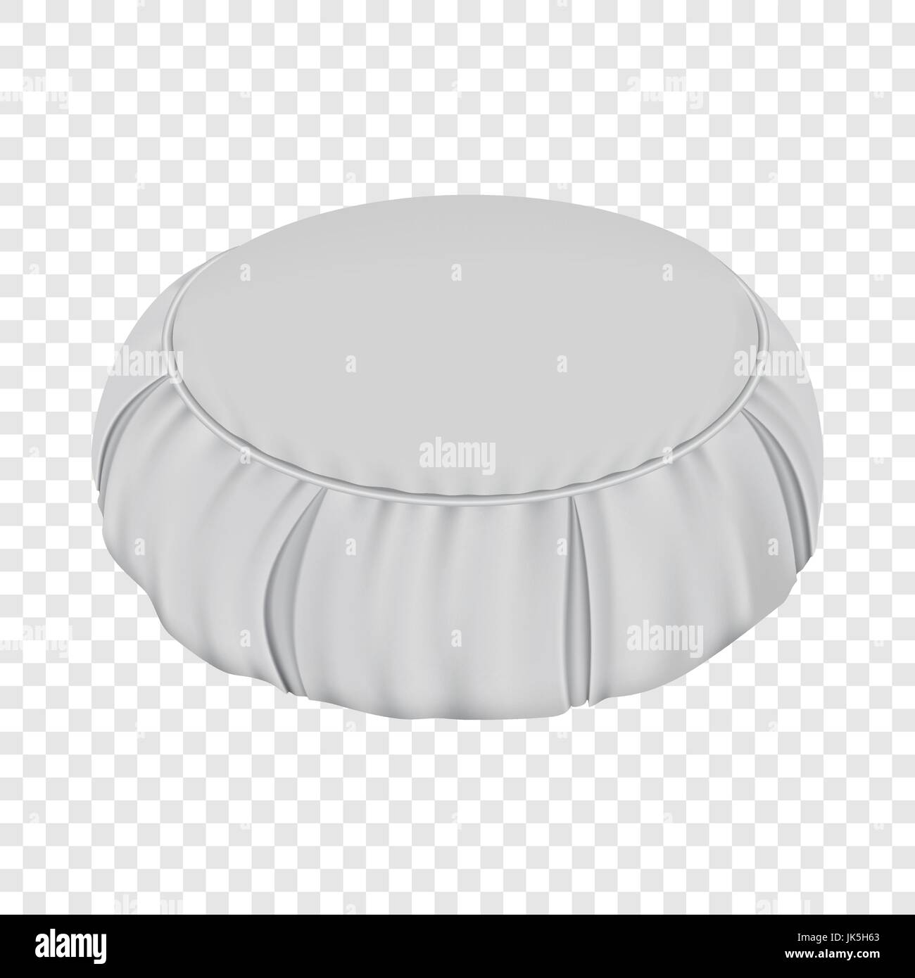 White round pillow mockup, realistic style Stock Vector Image & Art - Alamy