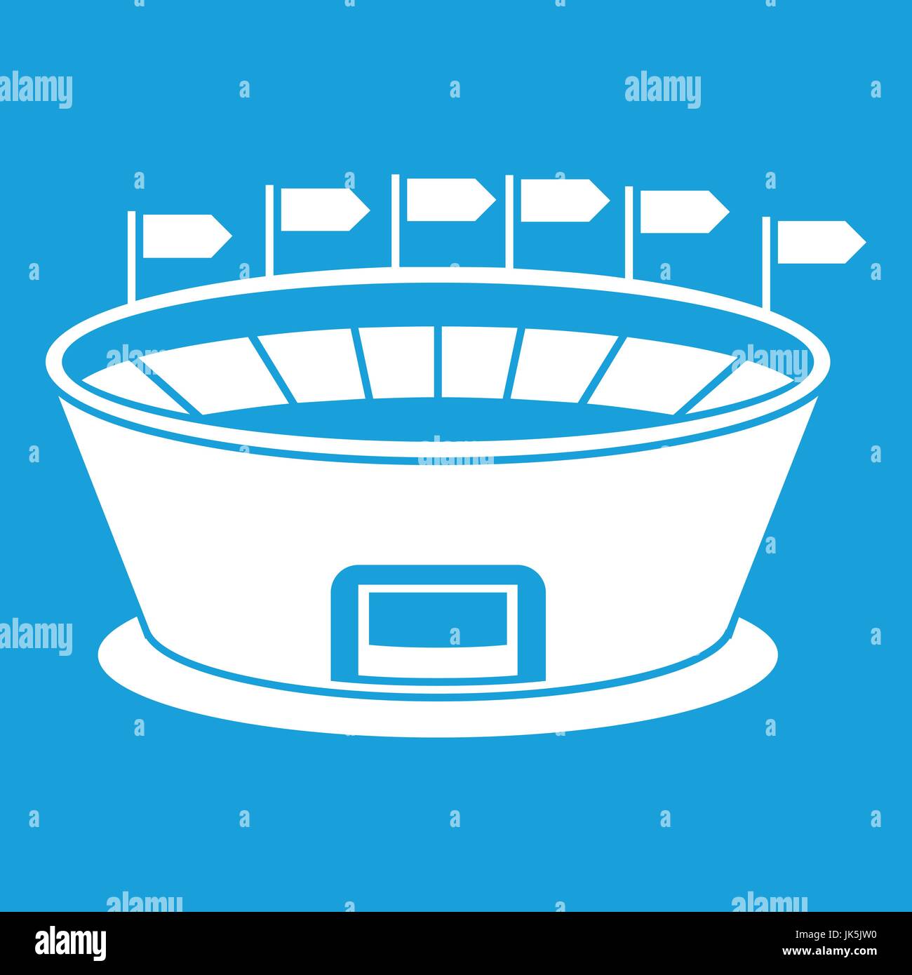 Stadium icon white Stock Vector Image & Art - Alamy