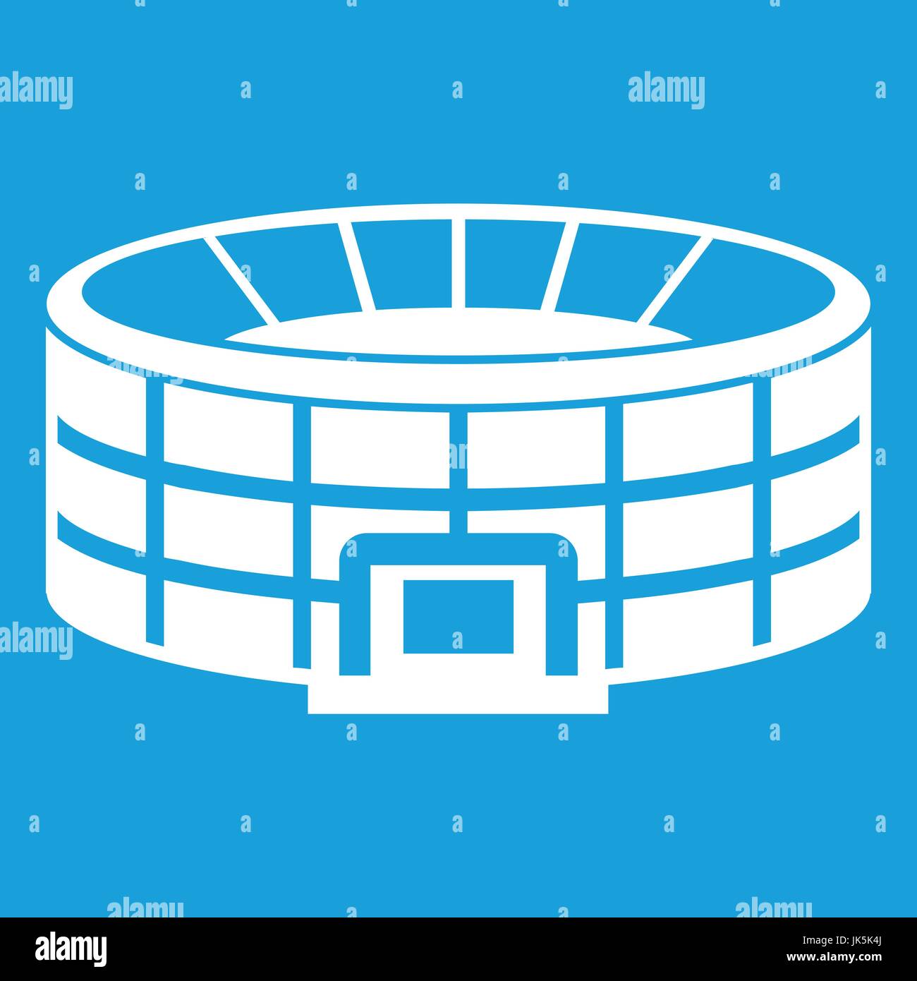 Stadium icon white Stock Vector Image & Art - Alamy