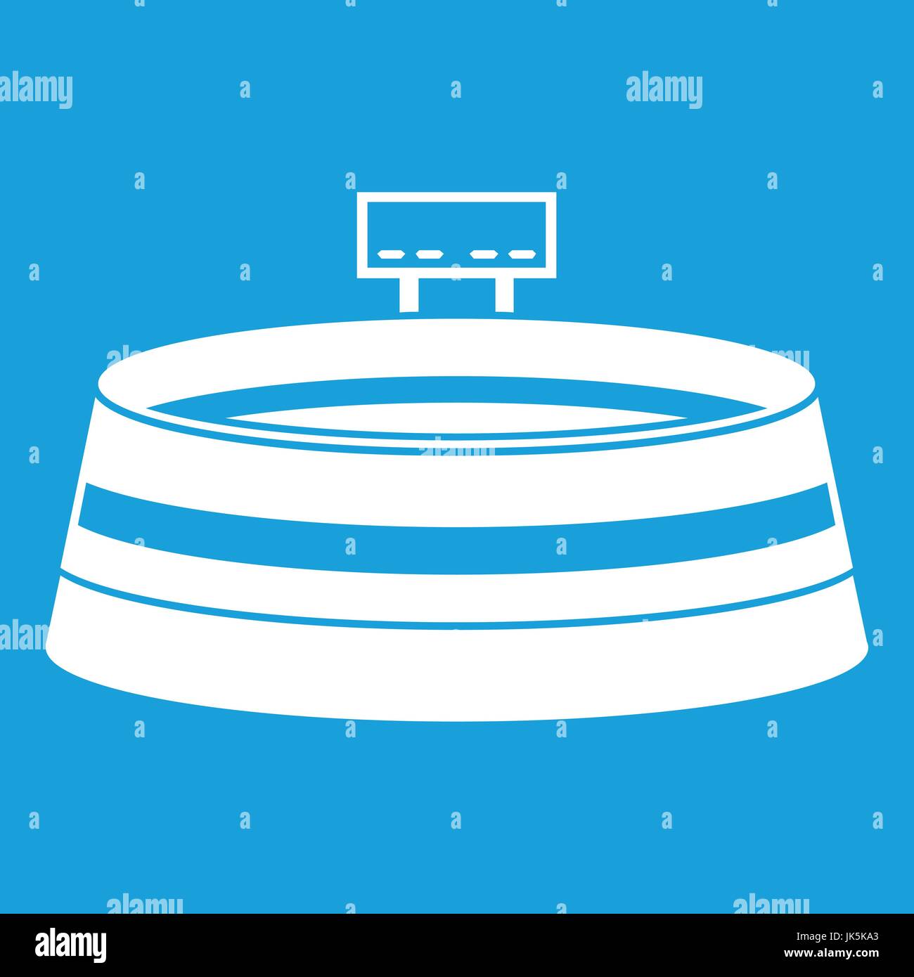 Stadium icon white Stock Vector Image & Art - Alamy