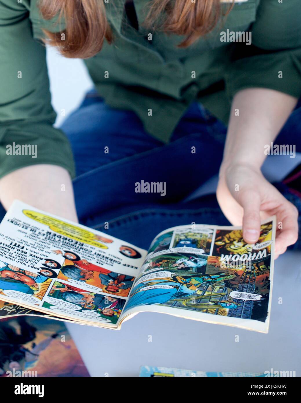 Reading Comic High Resolution Stock Photography and Images - Alamy